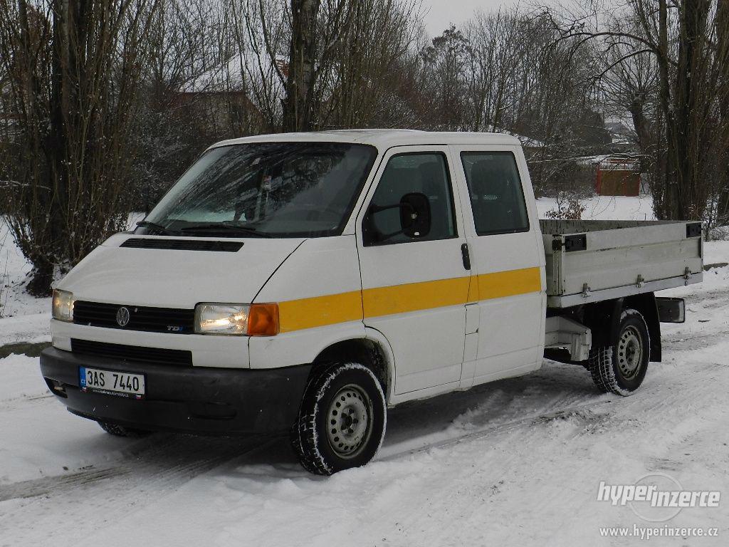 VW Transporter T4 2.5 TDI Valník DoubleCab 6míst r.v.2003 - bazar ...