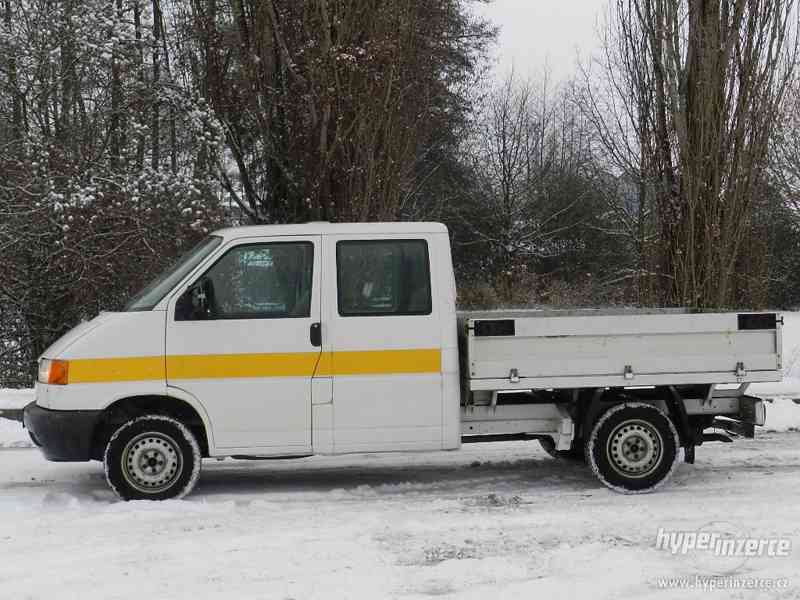 VW Transporter T4 2.5 TDI Valník DoubleCab 6míst r.v.2003 - bazar ...