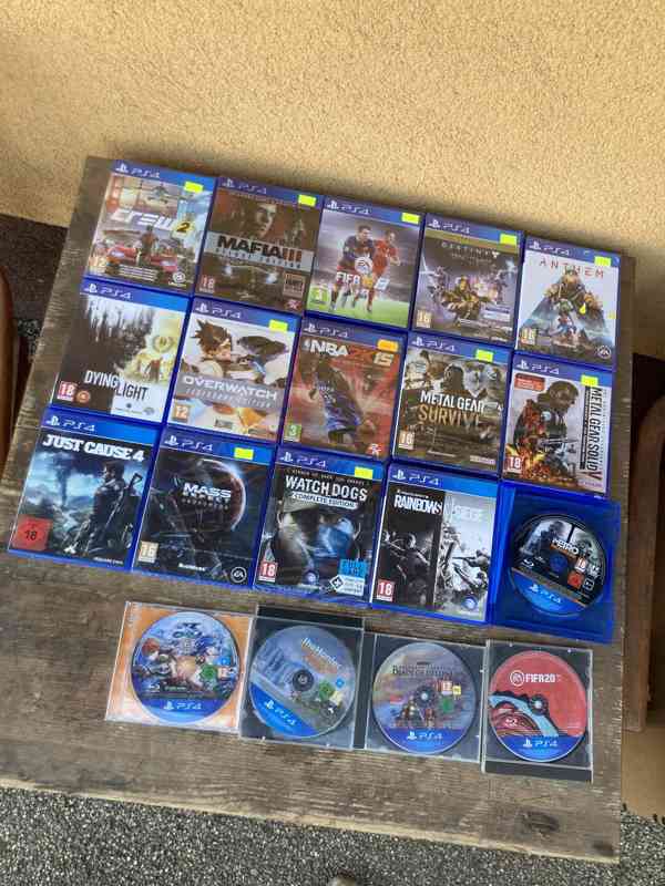 Hry pro Sony Playstation 4 / PS4 - nové - bazar - Hyperinzerce.cz