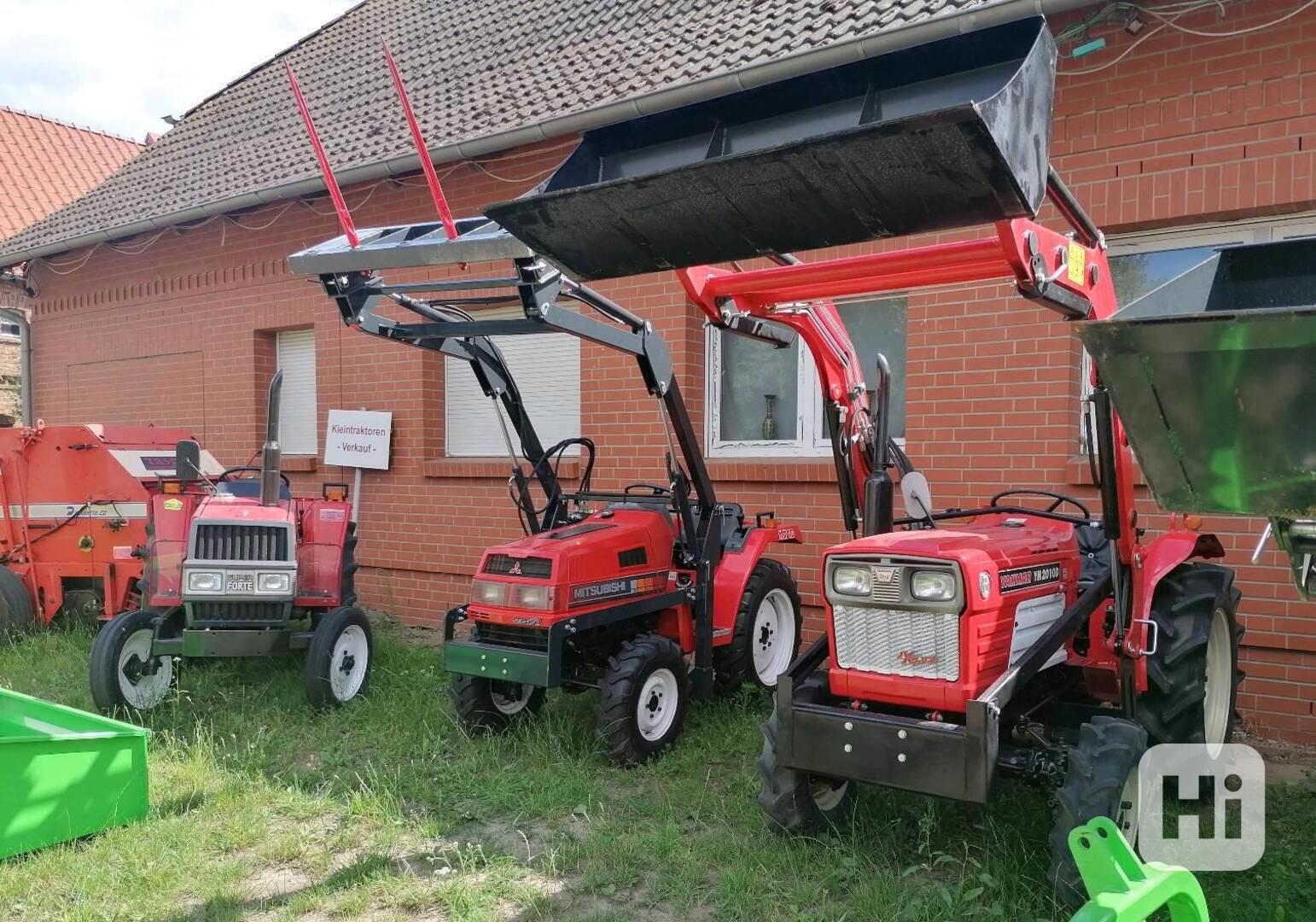 Mitsubishi MT16 s čelním nakladačem a lopatou - bazar - Hyperinzerce.cz