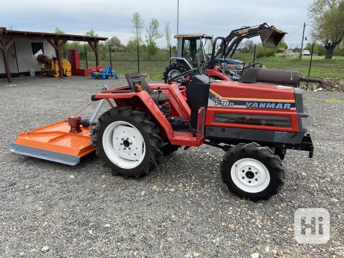 Yanmar F18 Japonský traktor, 4x4, 18hp - bazar - Hyperinzerce.cz