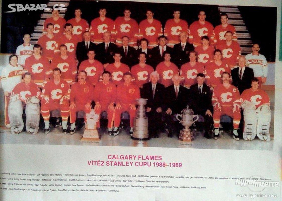 Calgary Flames - hokej - vítěz Stanley cup - bazar - Hyperinzerce.cz