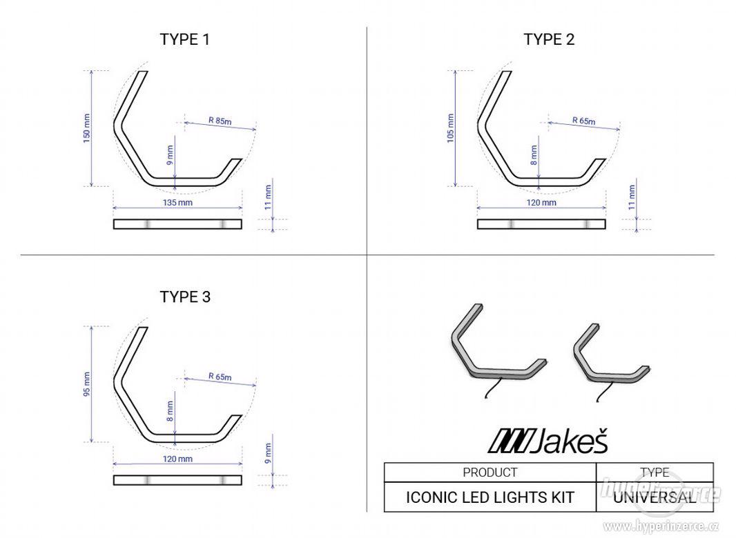 LED Iconic Lights design světla univerzální 2 - bazar - Hyperinzerce.cz