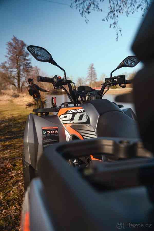 ATV ČTYŘKOLKA Goes Copper 2.0 (stříbrná), - bazar - Hyperinzerce.cz