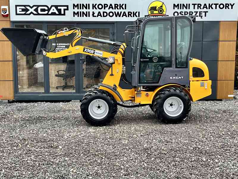 Nakladač EXCAT X908, 900kg, 4x4 hydrostat, PERKINS 25KM, Joy - bazar ...