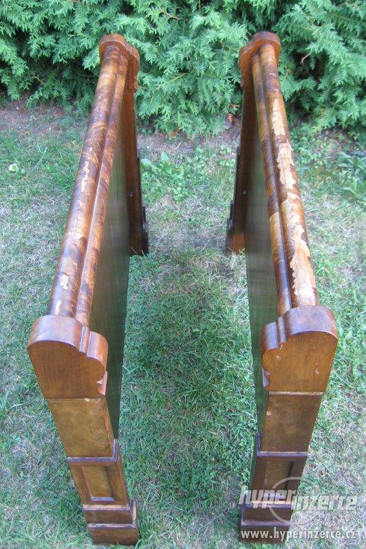 Starožitná postel, čela postele ( 2 ks ) Plzeň - bazar - Hyperinzerce.cz