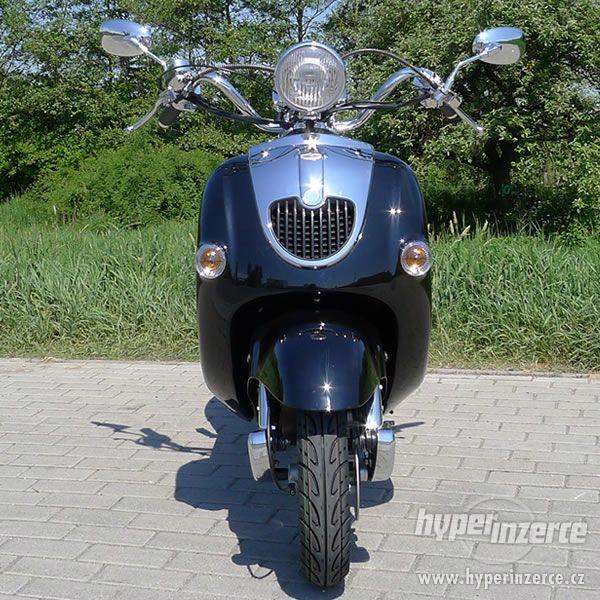 Nový retro skútr 50cc, čtyřtakt, SPZ - bazar - Hyperinzerce.cz