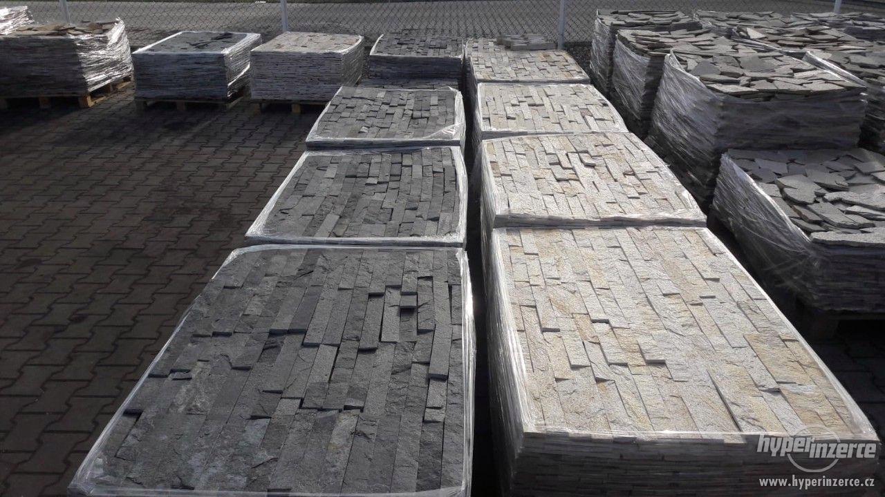 Obkladový kámen, přírodní kámen, pásky, fasáda, plot, krb - bazar ...