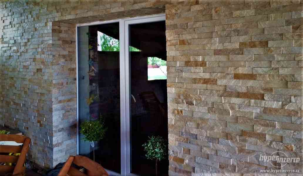 Obkladový kámen, přírodní kámen, pásky, fasáda, plot, krb - bazar ...