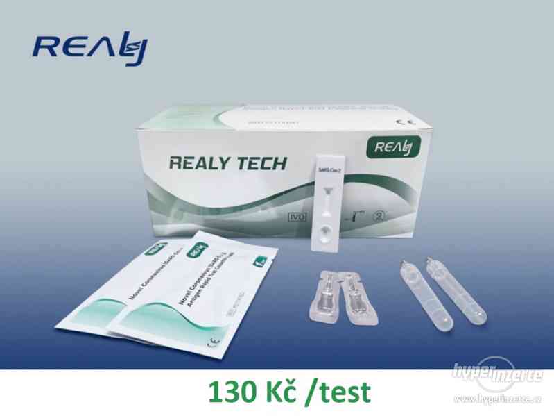 RAPID TEST CIVID-19 REALY TECH ANTIGEN 130,- KČ/KS - bazar ...