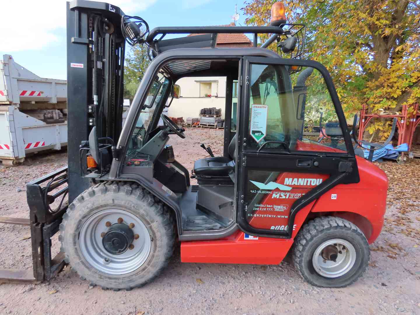 Vysokozdvižný vozík MANITOU MSI 35 T buggie - bazar - Hyperinzerce.cz