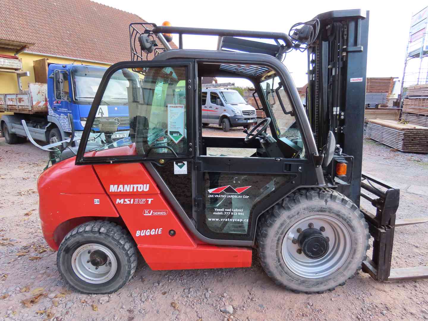 Vysokozdvižný vozík MANITOU MSI 35 T buggie - bazar - Hyperinzerce.cz