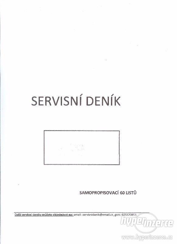 SERVISNÍ DENÍK - Samopropisovací 60 listů - bazar - Hyperinzerce.cz