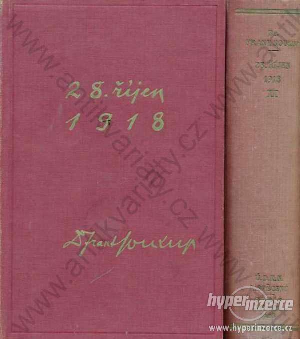 28. říjen 1918 - 2 svazky - bazar - Hyperinzerce.cz