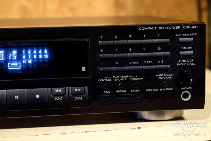SONY CDP-497 HIFI CD PŘEHRÁVAČ !! - bazar - Hyperinzerce.cz