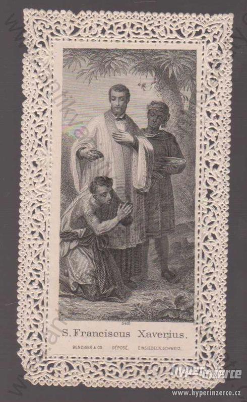 Svatý obrázek S. Franciscus Xaverius - bazar - Hyperinzerce.cz
