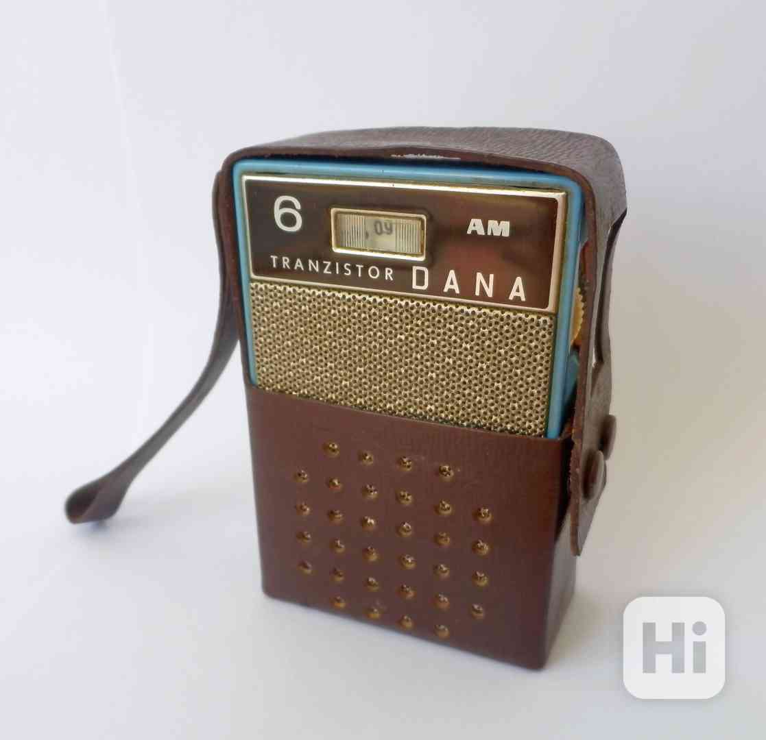 Tranzistorové rádio Tesla Dana, rok výroby 1965/1966 - bazar ...