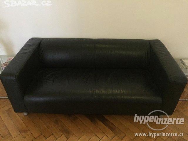 Cerna kozena sedacka - bazar - Hyperinzerce.cz