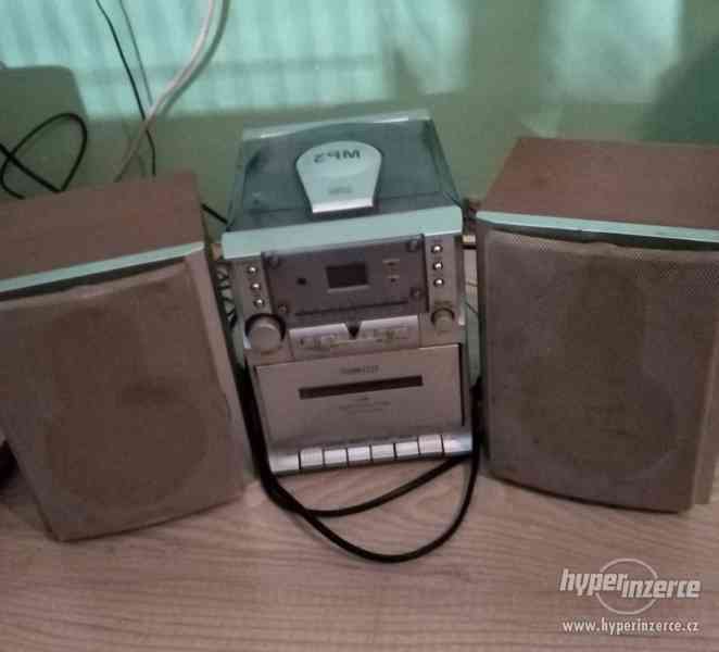 TECHNIKA mini systém CD/RÁDIO/KAZETY - bazar - Hyperinzerce.cz