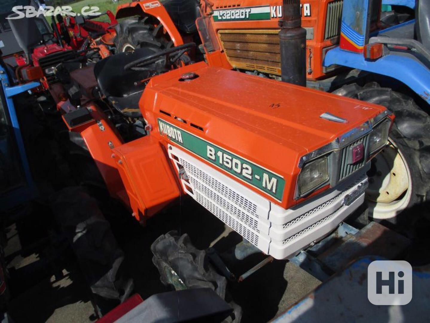 Malotraktor Kubota B1502 M pěkný původní stav - bazar - Hyperinzerce.cz