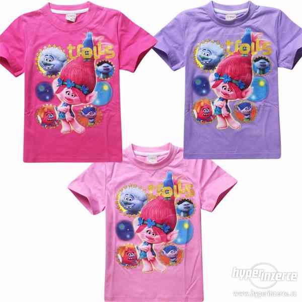 Dětské tričko Trolls/Troll/Trollové, vel.110-150 - bazar - Hyperinzerce.cz