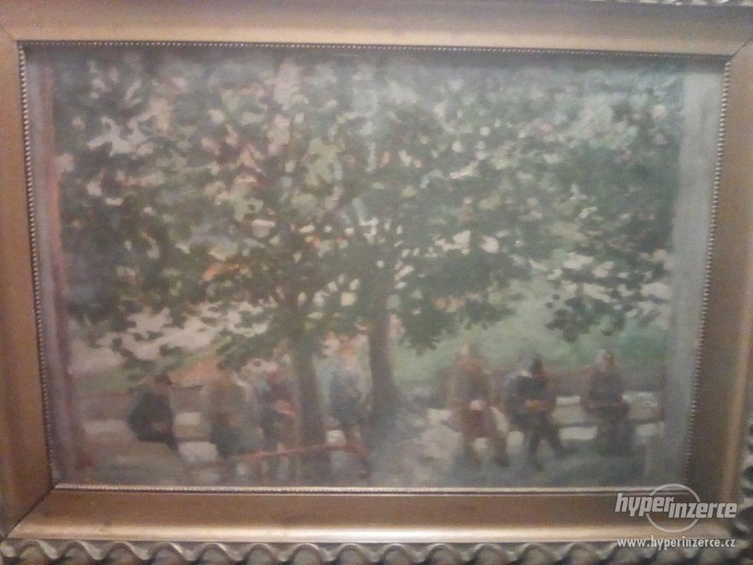 Staré obrazy olej - bazar - Hyperinzerce.cz
