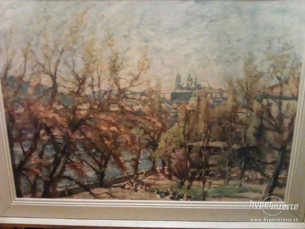 Staré obrazy olej - bazar - Hyperinzerce.cz