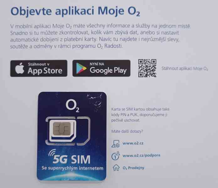 SIM karta DATAMANIE 5G 100 GB - bazar - Hyperinzerce.cz
