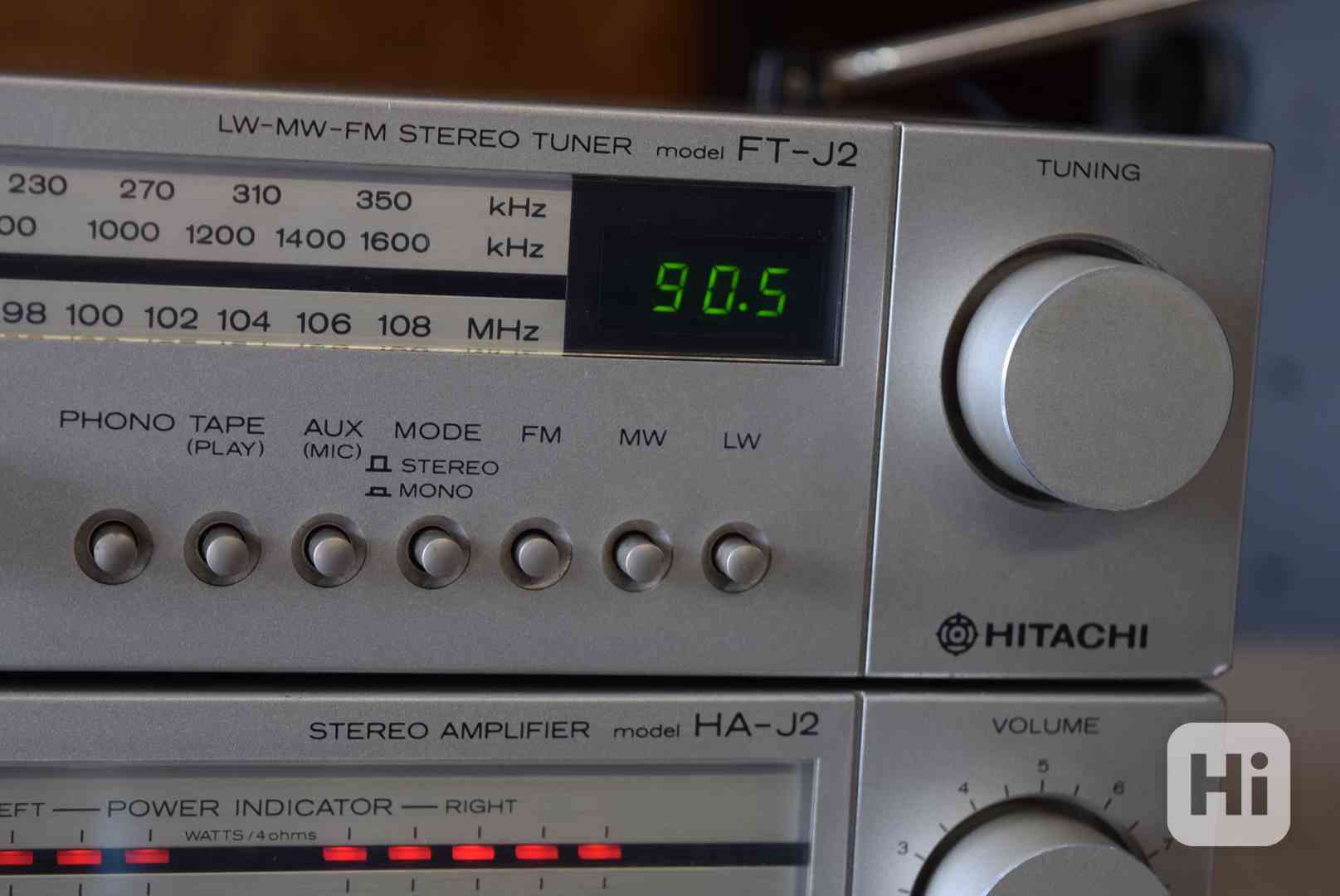 HITACHI HA-J2 + FT-J2 VINTAGE STEREO ZESILOVAČ !! - bazar - Hyperinzerce.cz