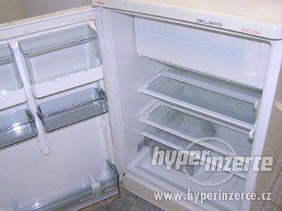 Lednice s mrazákem AEG - výška 85 cm, šířka 55 cm - bazar - Hyperinzerce.cz