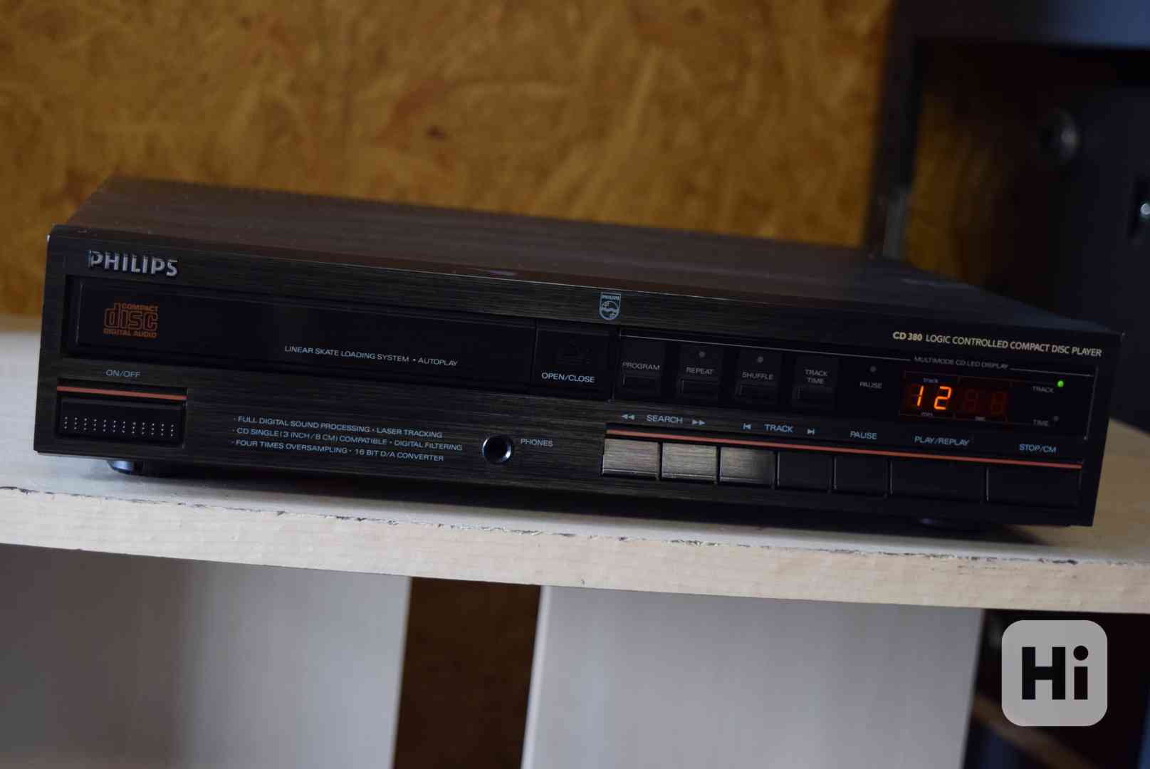PHILIPS CD 380 KVALITNÍ CD PŘEHRÁVAČ 2 !! - bazar - Hyperinzerce.cz