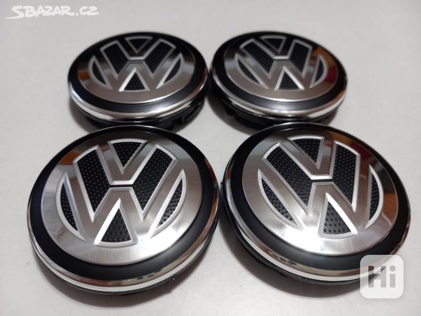 Středové krytky Vw, 56x52mm, nové logo 6CD 601 171 - bazar - Hyperinzerce.cz
