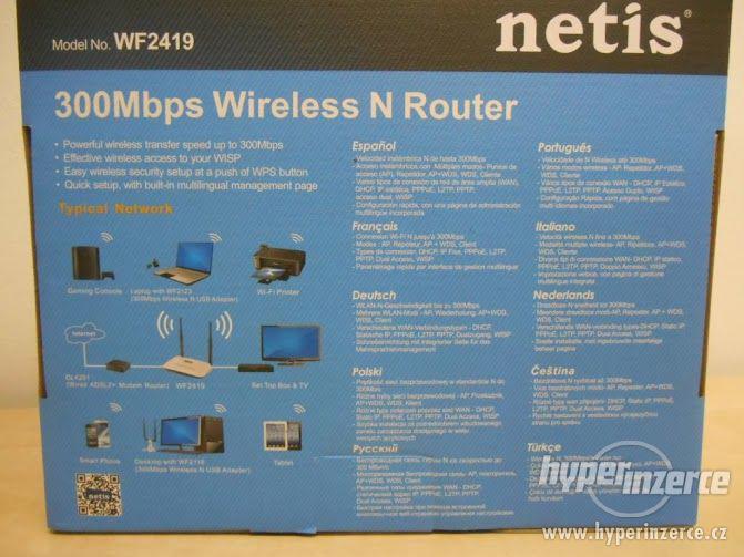 Wifi router 300 mbs - netis wf2419 - bazar - Hyperinzerce.cz