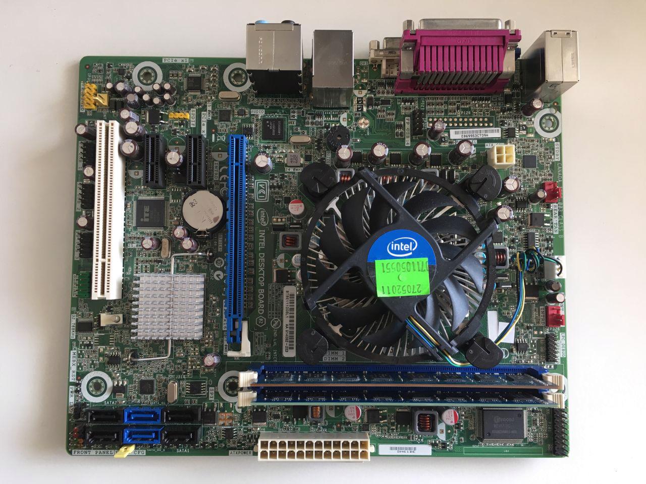 Intel DH61BE Sata3/USB3+Intel i3-2120 3.3Ghz+6GB DDR3+Win 10 - bazar ...