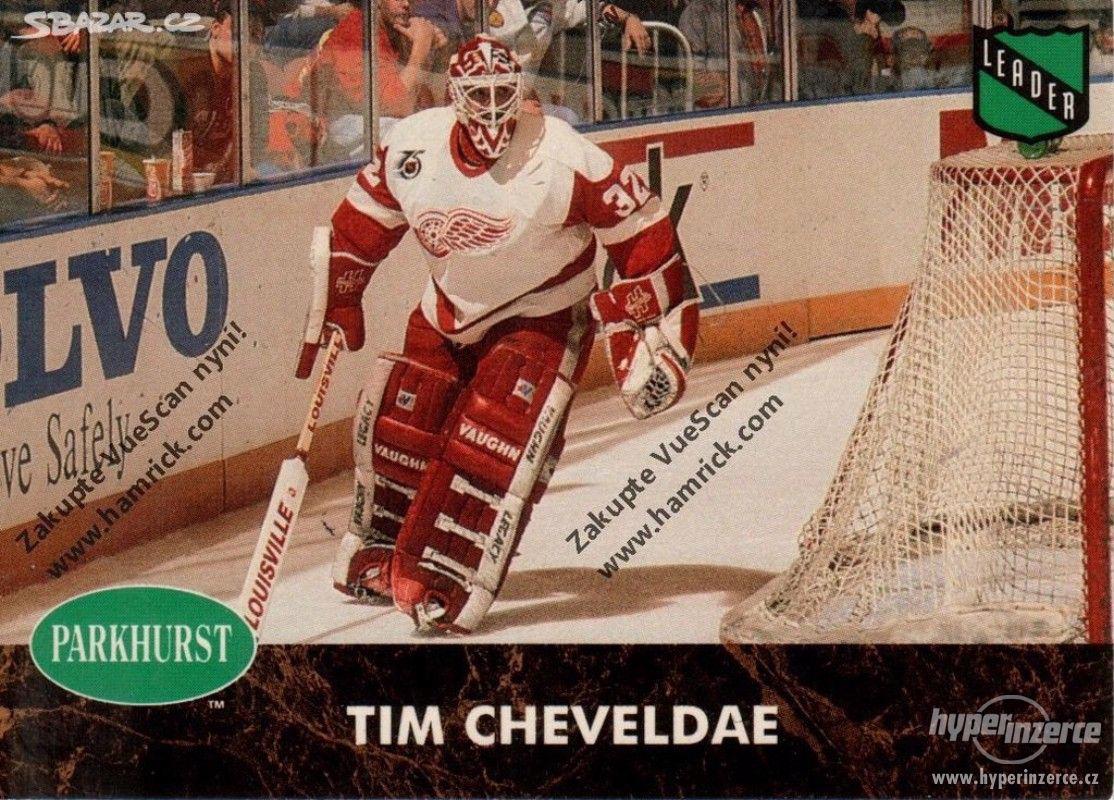 Tim Cheveldae - Detroit Red Wings kartička Parkhurst NHL - bazar ...