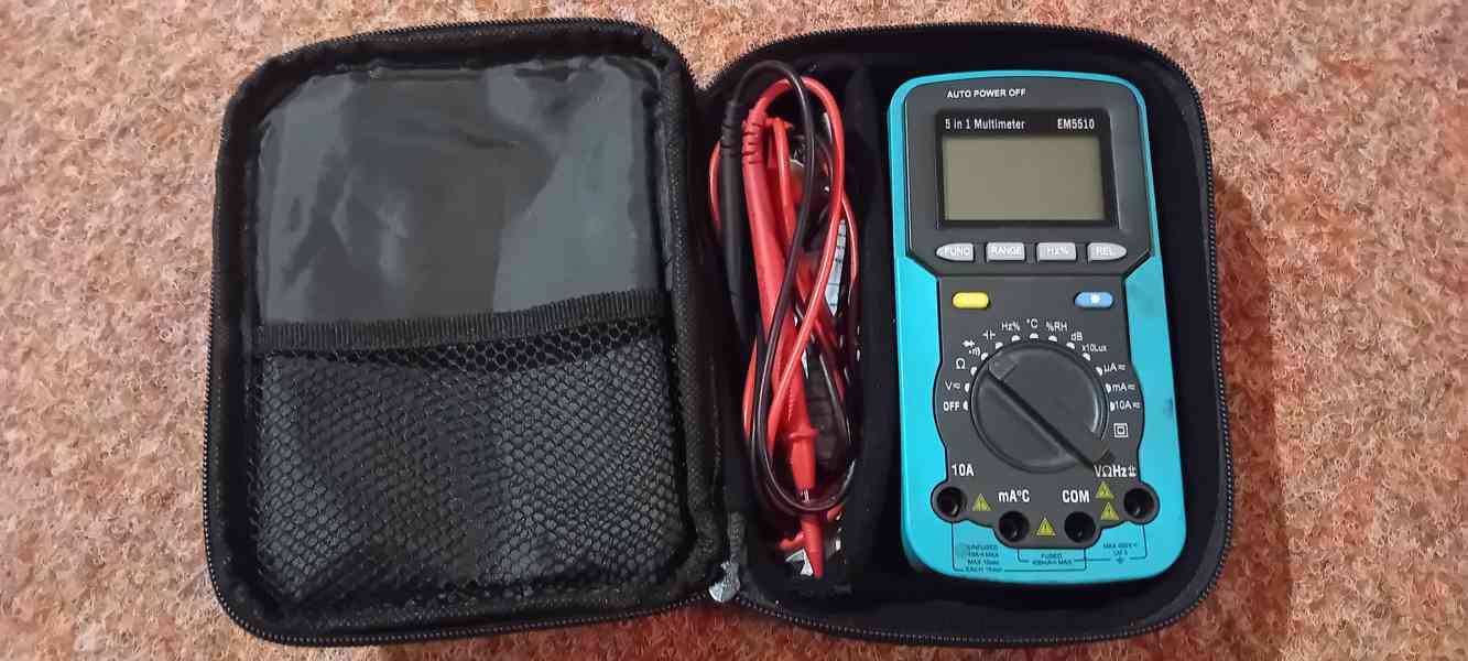 Automatický digitální multimetr 5v1 GV EM5510 - bazar - Hyperinzerce.cz