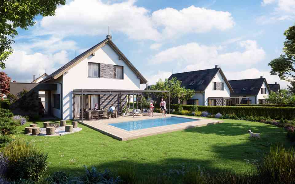 Rodinné domy - GREEN Resort Kunětická hora - bazar - Hyperinzerce.cz