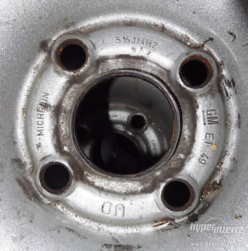 4 plechové disky kol 5J x 14 - bazar - Hyperinzerce.cz