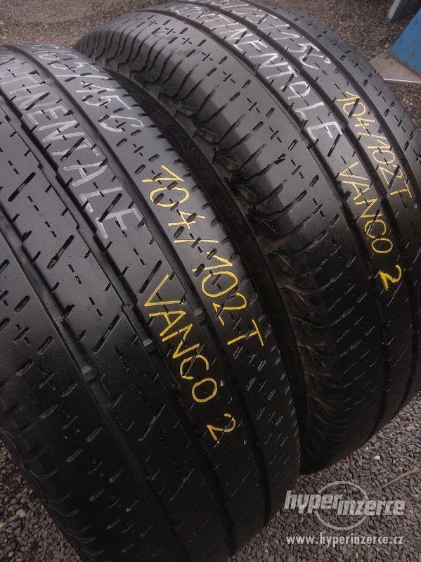 Letní zátěžové pneu 215/65 R15 C 2x CONTINENTAL Vanco 2 - bazar - Hyperinzerce.cz