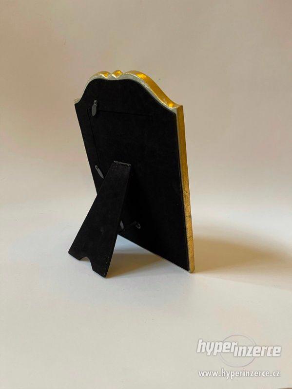 Fotorámeček i na orázek - zeleno zlatý - bazar - Hyperinzerce.cz