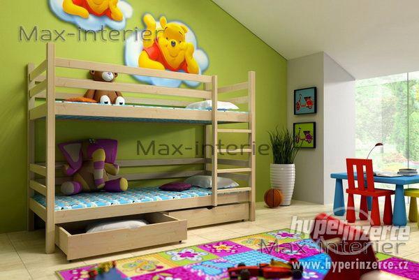 Patrová postel pro 2 děti v plné výbavě (KOMPLET) - bazar - Hyperinzerce.cz
