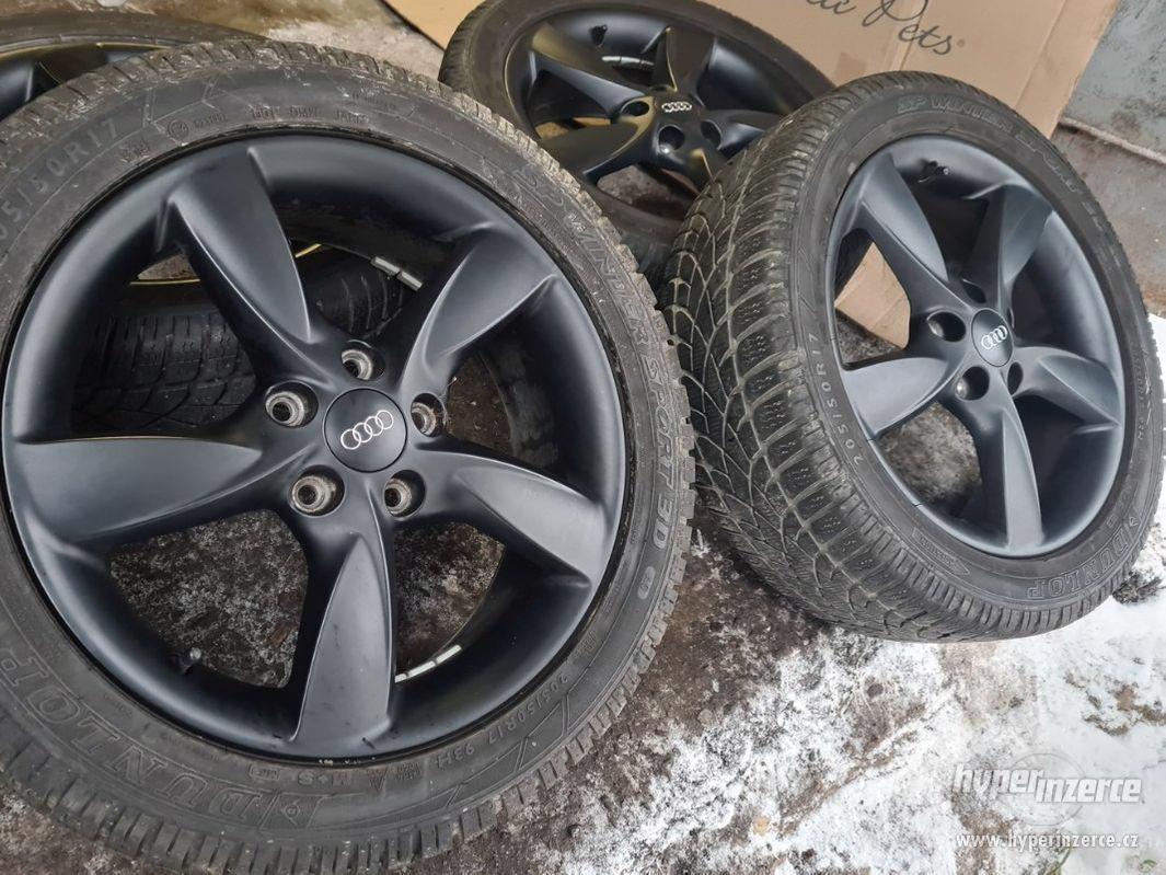Alu kola disky audi orig černý lak 8V0 5x112 6jx17 et48 pneu - bazar - Hyperinzerce.cz