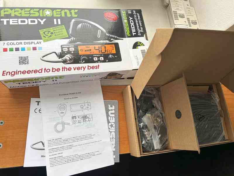 CB RADIO PRESIDENT TEDDY II ASC 7 - bazar - Hyperinzerce.cz