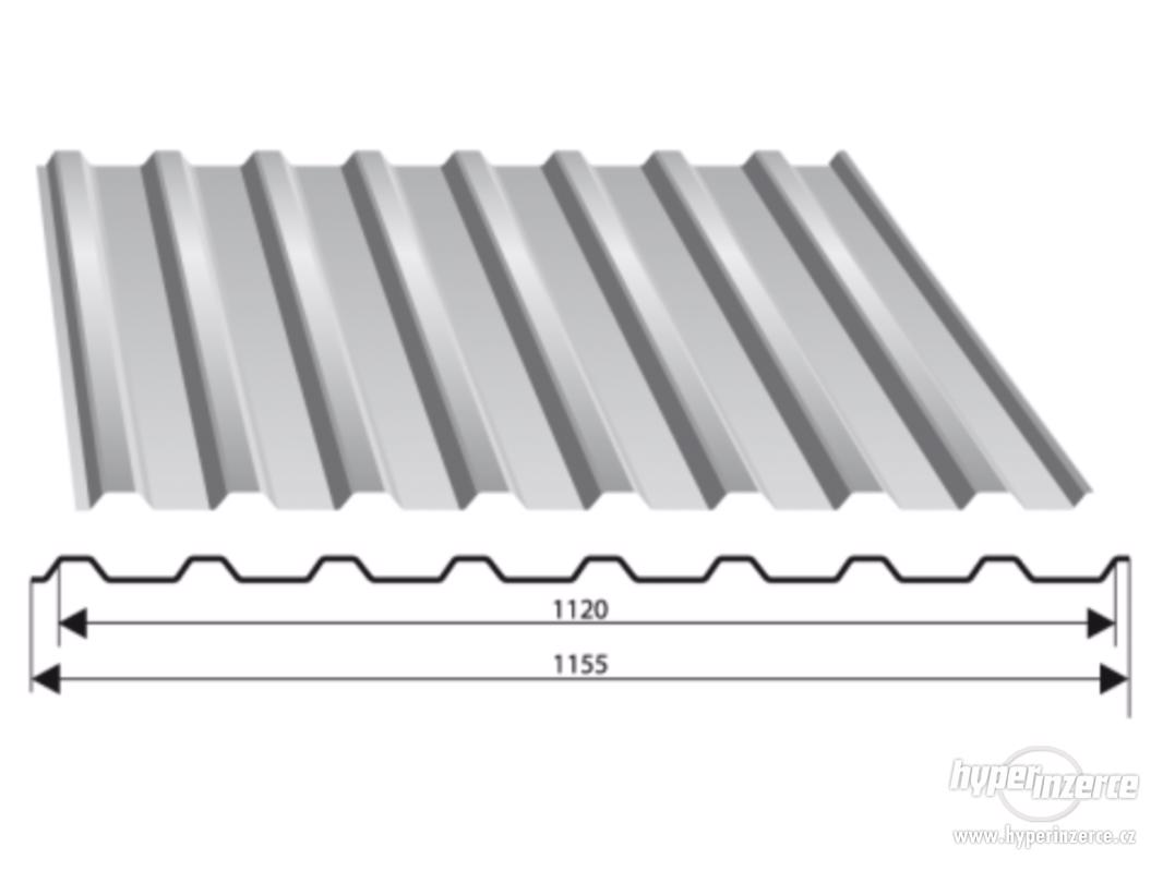 plechy na plot TRAPÉZOVÝ PLECH T-18 - bazar - Hyperinzerce.cz