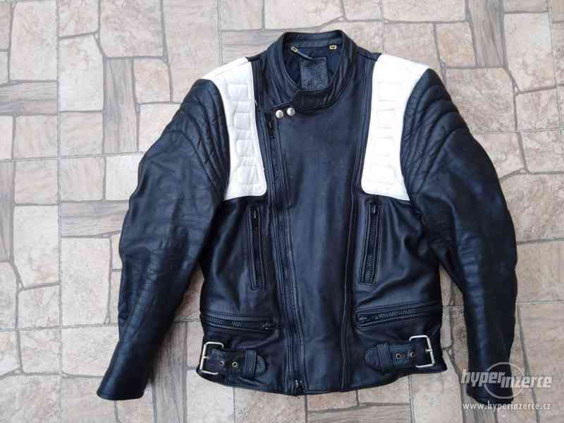 KOŽENÁ MOTO BUNDA vel 48 - bazar - Hyperinzerce.cz