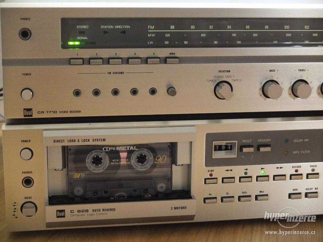 Dual CR 1710-Dual C 828 Stereo receiver-Cassette Deck(1980) - bazar ...