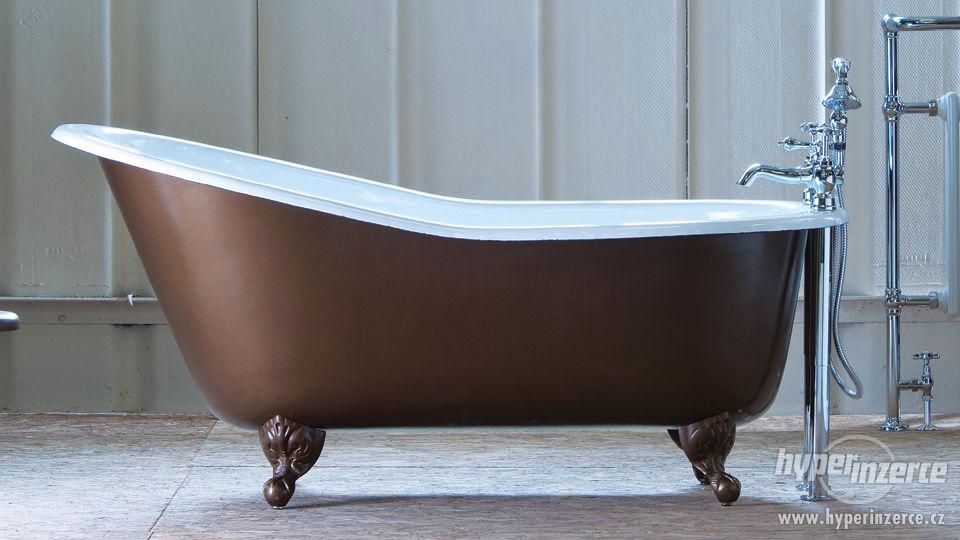 Retro litinová vana - nová - bazar - Hyperinzerce.cz