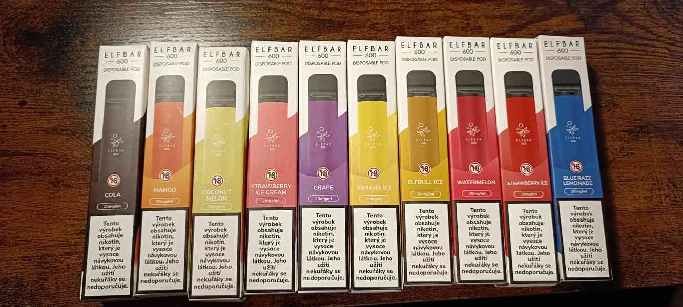 Elfbar 10 pack - bazar - Hyperinzerce.cz