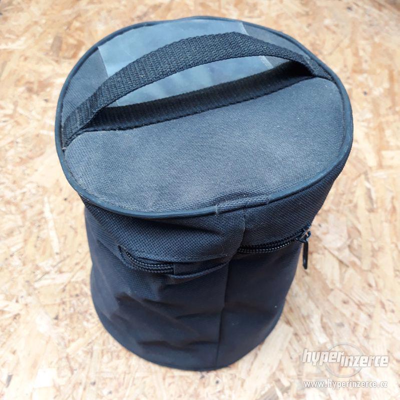 Kruhový textilní obal s víkem na zip, průměr 17cm. - bazar ...