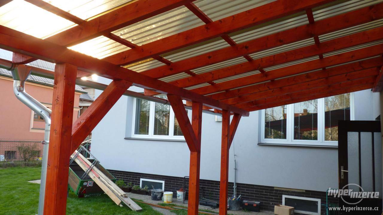 Pergola 6x3 m, přístřešek pro auto - bazar - Hyperinzerce.cz